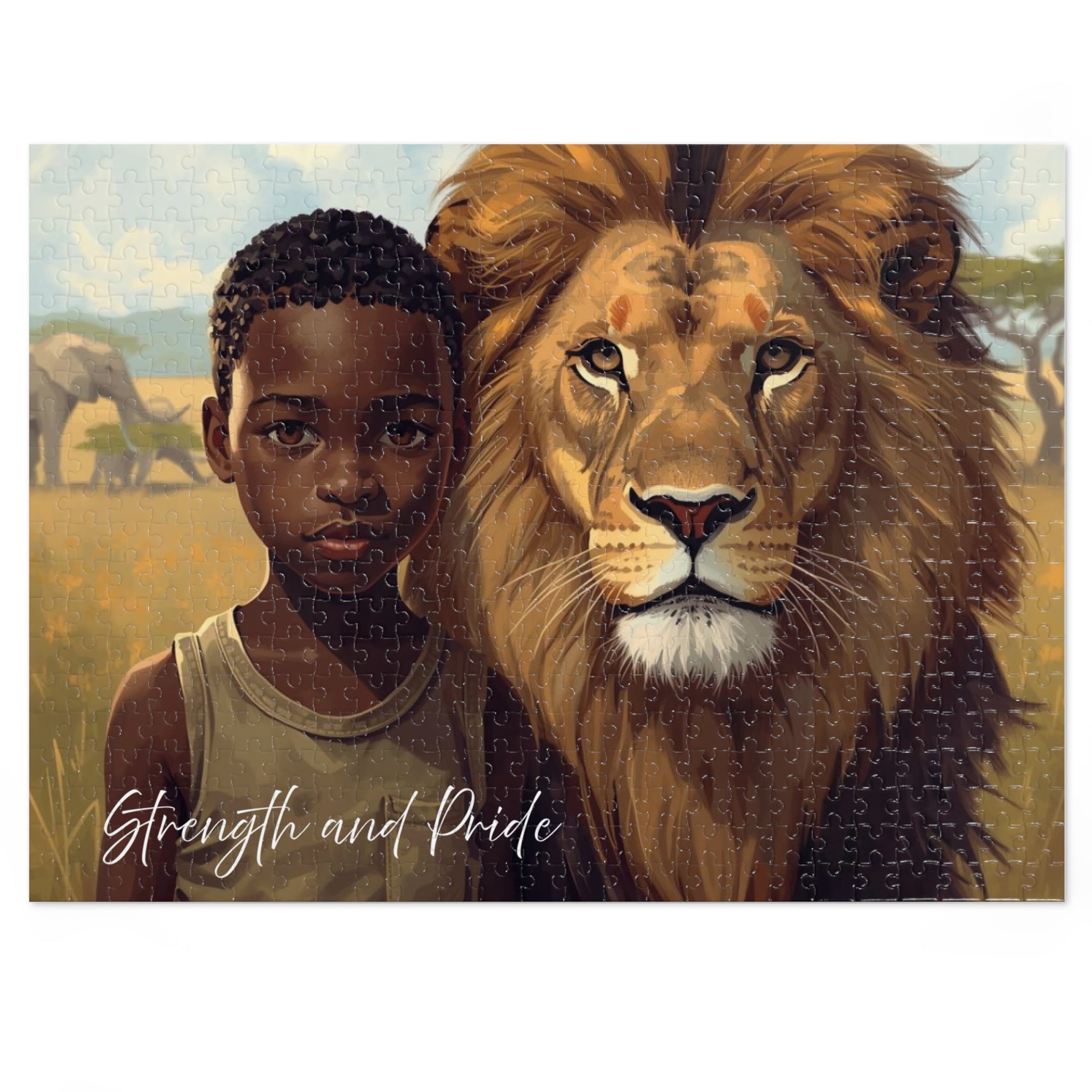 Zen "Strength and Pride" 500-Piece Art Puzzle – PeachyBeanz